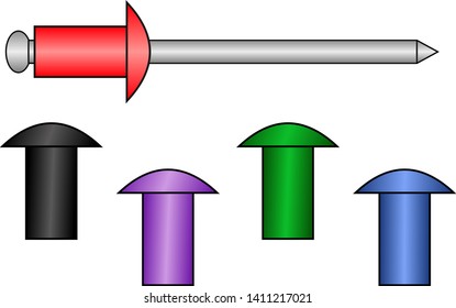 47 Blind rivet Stock Illustrations, Images & Vectors | Shutterstock