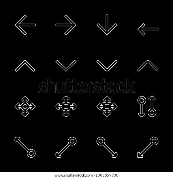 All Icon Set Royalty Vector Image Stock Vector (Royalty Free ...