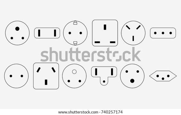 All Kinds Sockets Vector Illustration: vetor stock (livre de direitos ...