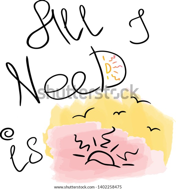 All Need Sun Hand Drawn Flat Stock Vector (Royalty Free) 1402258475 ...