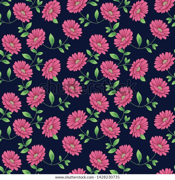 All Over Rose Vector Flower Desing Stock Vector (Royalty Free ...