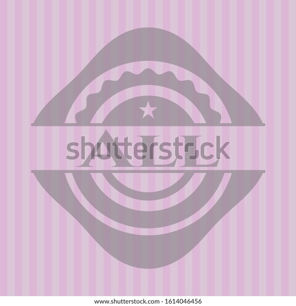 All Pink Emblem Vintage Vector Illustration Stock Vector (Royalty Free ...