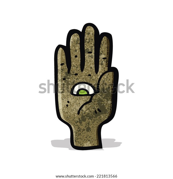 All Seeing Eye Hand Cartoon Stock Vector (Royalty Free) 221813566 ...