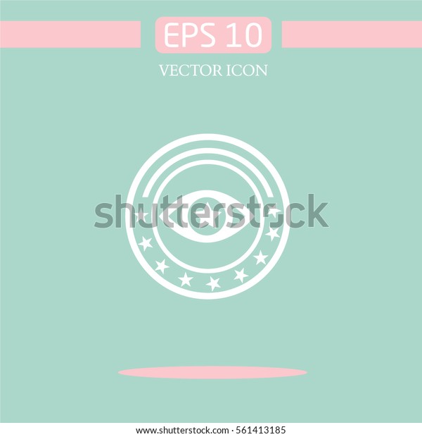 All Seeing Eye Logo Icon Logo Stock Vector (Royalty Free) 561413185 ...