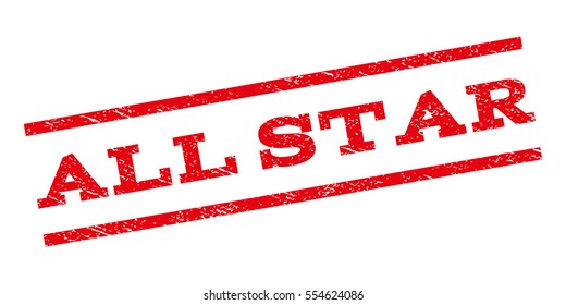 All Star Watermark Stamp Text Tag Stock Vector (Royalty Free) 554624086