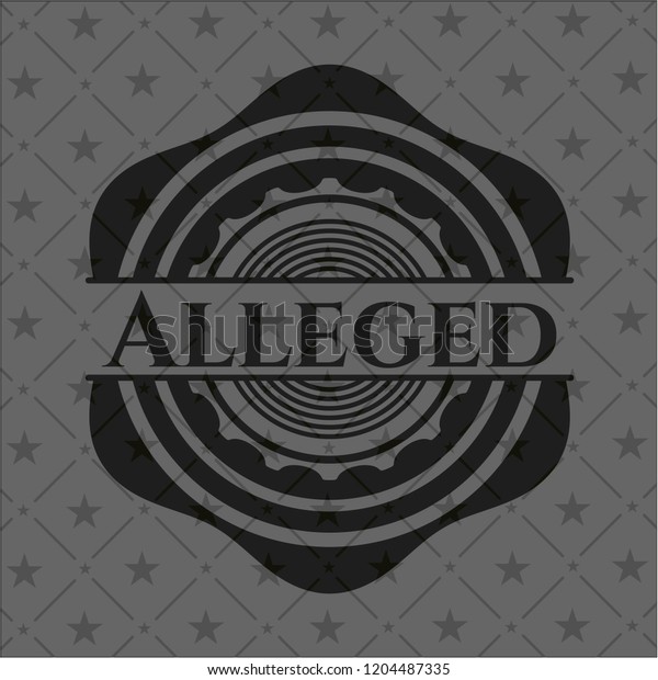 Alleged Dark Emblem Retro Stock Vector (Royalty Free) 1204487335 ...