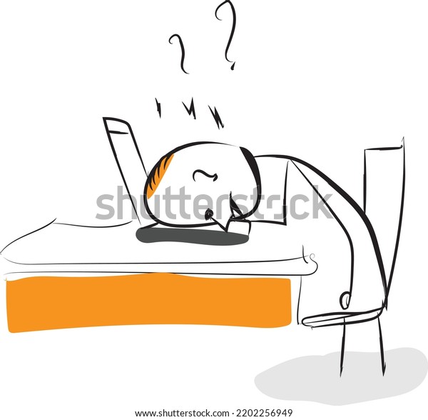 Alleviating Alert Fatigue Cartoon Design Stock Vector (Royalty Free ...