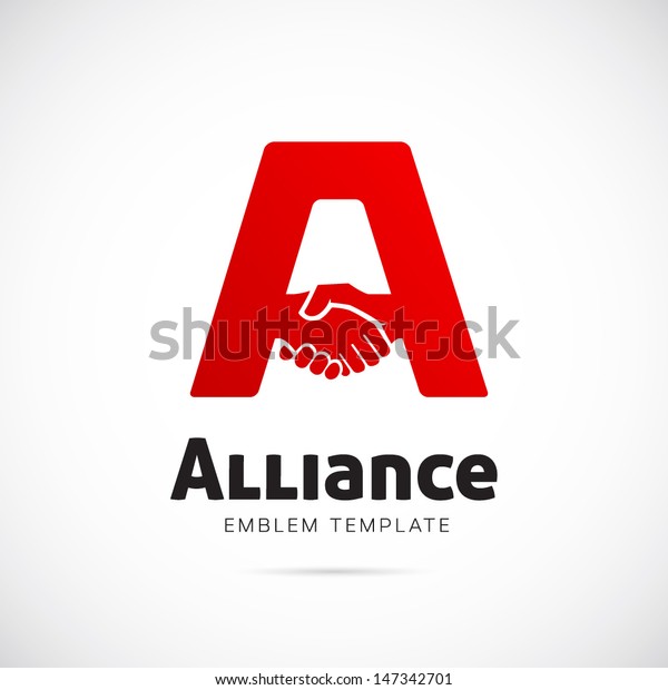 Alliance Symbol Icon Logo Template Stock Vector (Royalty Free ...