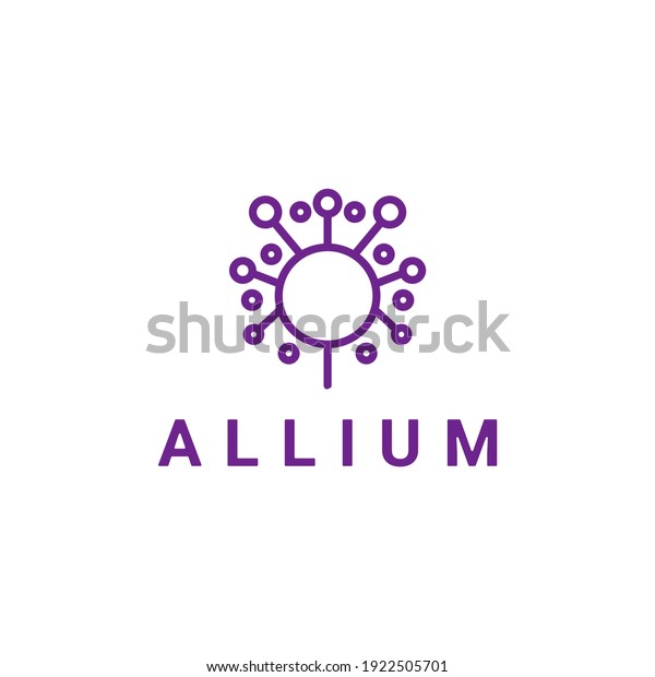 Allium Abstract Emblems Design Concepts Vectors Stock Vector (Royalty ...