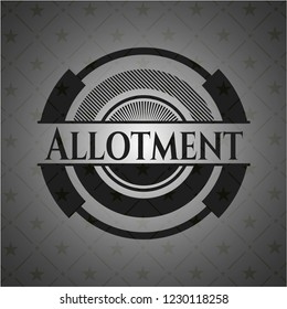 Allotment Dark Badge Stock Vector (Royalty Free) 1230118258 | Shutterstock