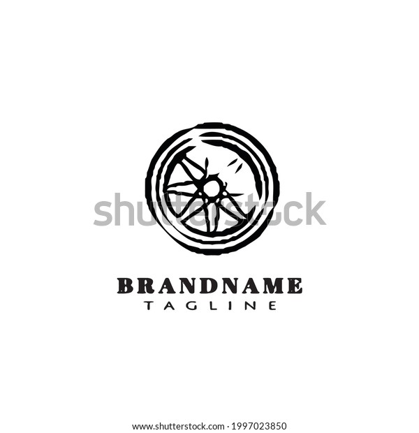 Alloy Wheel Logo Icon Modern Simple Stock Vector (Royalty Free ...