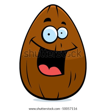 Almond Smiling Stock Vector (Royalty Free) 50057116 - Shutterstock
