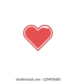 Almost Full Love Logo Icon Almost Stock Vector (Royalty Free ...