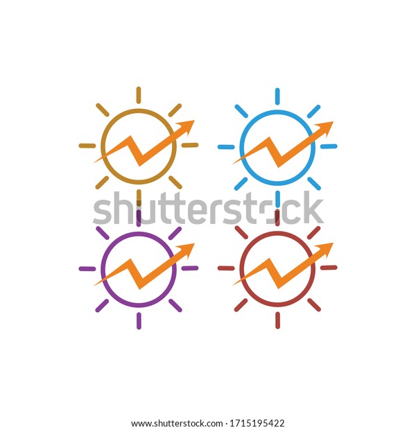 Alpha Growth Symbol Logo Template Graph Stock Vector (Royalty Free ...