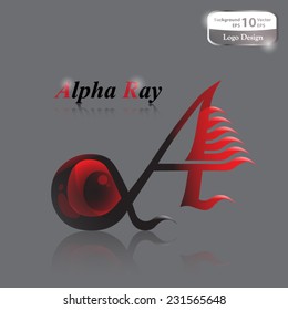Alpha Letter Stylized Vector Letter Alphabet Stock Vector (Royalty Free ...