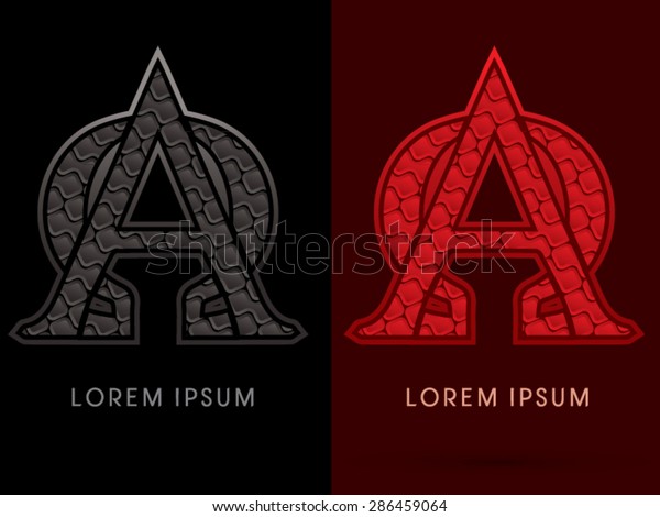 Alpha Omega Abstract Font Text Typography Stock Vector (Royalty Free ...
