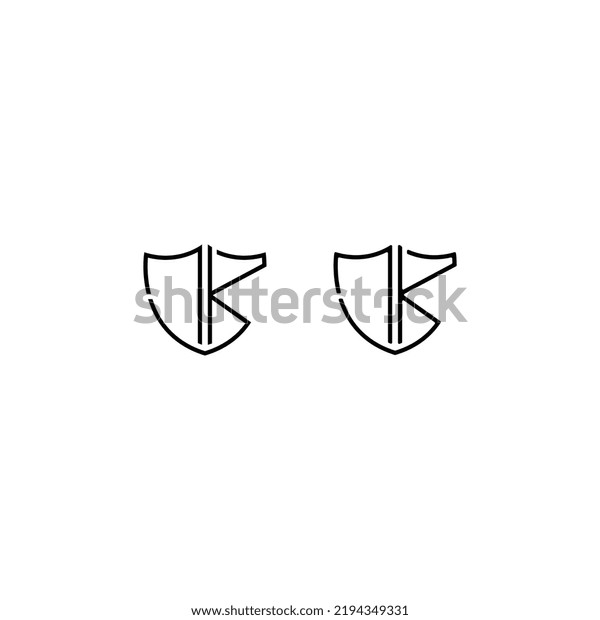 Alphabet 7k Letter 7 K Logo Stock Vector (Royalty Free) 2194349331 ...