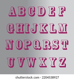Alphabet Az Typography Logo Designstyel Fontsign Stock Vector (Royalty ...