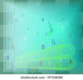 Alphabet B Texture Art Stock Vector (Royalty Free) 597638384 | Shutterstock