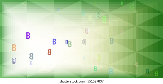 Alphabet B Vector Background Excellent Confusion Stock Vector (Royalty ...