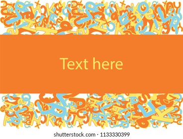 Alphabet Brochure Vector Stock Vector (Royalty Free) 1133330399 ...