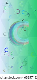 Alphabet C Texture Art Stock Vector (Royalty Free) 652574329 | Shutterstock
