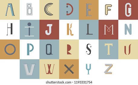 Alphabet Collection Vector Stock Vector (Royalty Free) 1193331754 ...