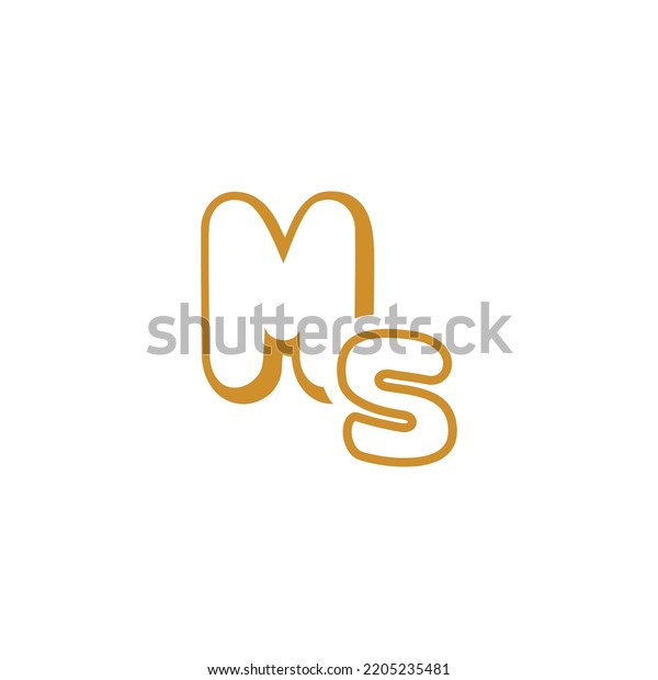 Alphabet Creative Modern Ms Latter M Stock Vector (Royalty Free ...
