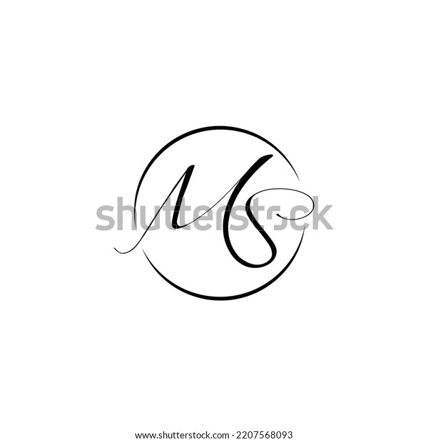 Alphabet Creative Modern Ms Latter M Stock Vector (Royalty Free ...