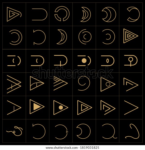 Alphabet Designing Graphic Designing Letter D Stock Vector (Royalty ...