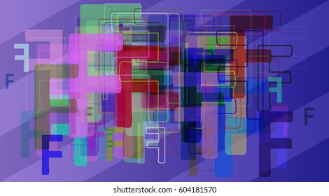 Alphabet F Template Design Stock Vector (Royalty Free) 604181570 ...