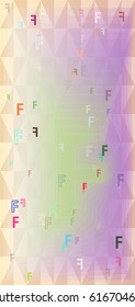 Alphabet F Texture Vector Stock Vector (Royalty Free) 616704650 ...
