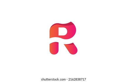 Alphabet Font Letter R Vector Modern Stock Vector (Royalty Free ...