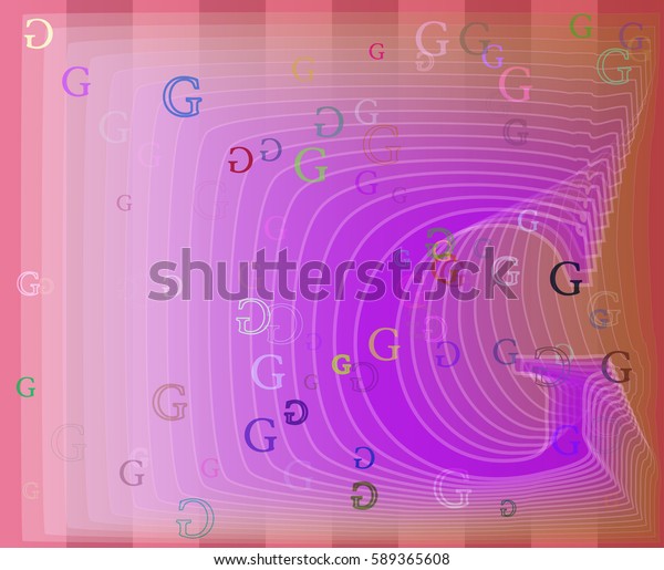 Alphabet G Background Art Stock Vector (Royalty Free) 589365608 ...