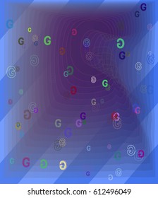 Alphabet G Pattern Art Stock Vector (Royalty Free) 612496049 | Shutterstock