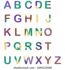Set Colorful Alphabet Made Clay Isolated Stock Photo (Edit Now) 717104530