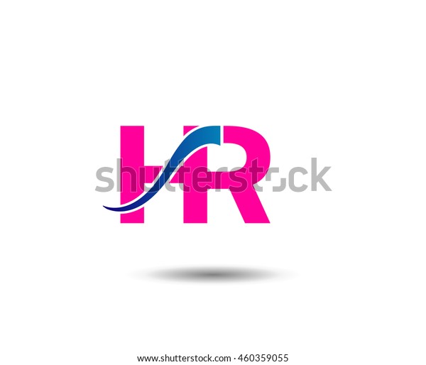 Alphabet H R Logo Design Vector Stock Vector (Royalty Free) 460359055 ...