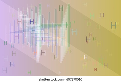 Alphabet H Texture Art Stock Vector (Royalty Free) 607270010 | Shutterstock