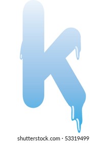 Alphabet Ice K Stock Vector (Royalty Free) 53319499 | Shutterstock