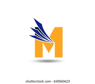 Alphabet Icon M Stock Vector (Royalty Free) 650060623 | Shutterstock