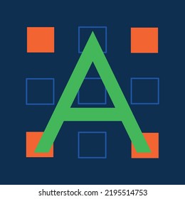 Alphabet Icon Shape Vector Logo Monogram Stock Vector (Royalty Free ...