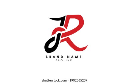 Alphabet Initial Monogram Letters Logo Jr Stock Vector (Royalty Free ...