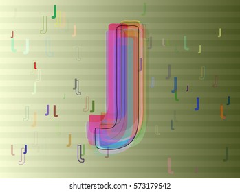 J Alphabet Texture Idea 스톡 벡터(로열티 프리) 645333526 | Shutterstock