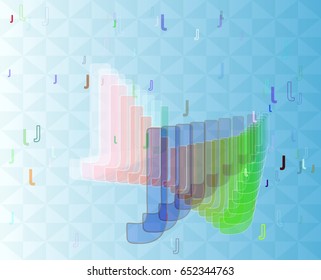 Alphabet J Texture Icon Stock Vector (Royalty Free) 652344763 ...