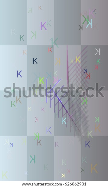Alphabet K Background Design Stock Vector (Royalty Free) 626062931 ...