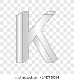 Alphabet K Impossible Shape Font Vector Stock Vector (Royalty Free ...