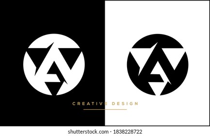 Alphabet Letter Alpha Logo Monogram Emblem Stock Vector (Royalty Free ...