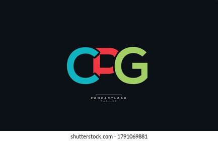 Alphabet Letter Icon Logo Cpg Stock Vector (Royalty Free) 1791069881 ...