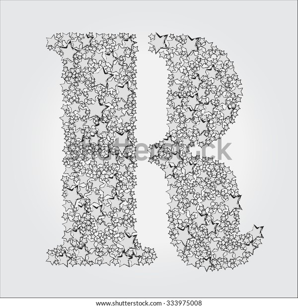 Alphabet Letter R: стоковая векторная графика (без лицензионных ...