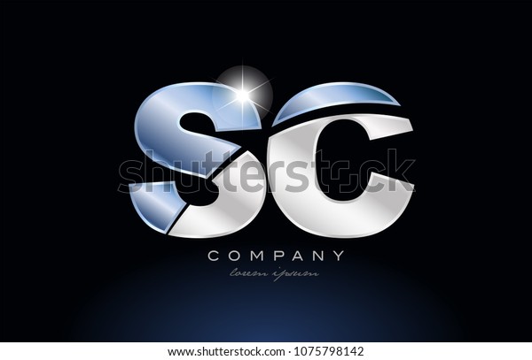 Alphabet Letter Sc S C Logo Stock Vector (Royalty Free) 1075798142